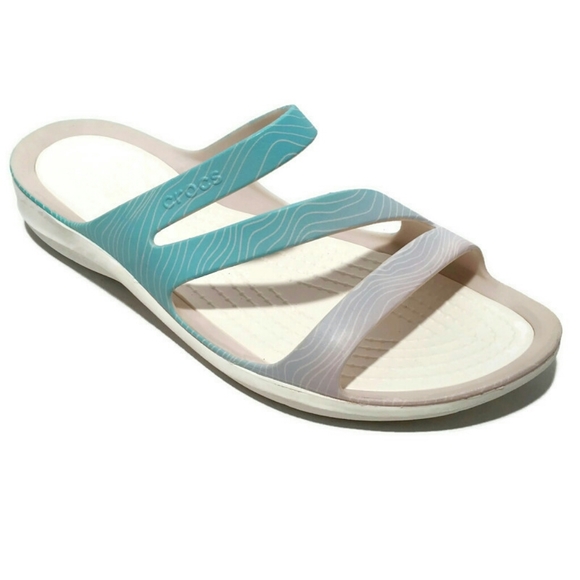 CROCS | Shoes | Crocs Swiftwater Seasonal Sandal Slide Pool Ombre ...